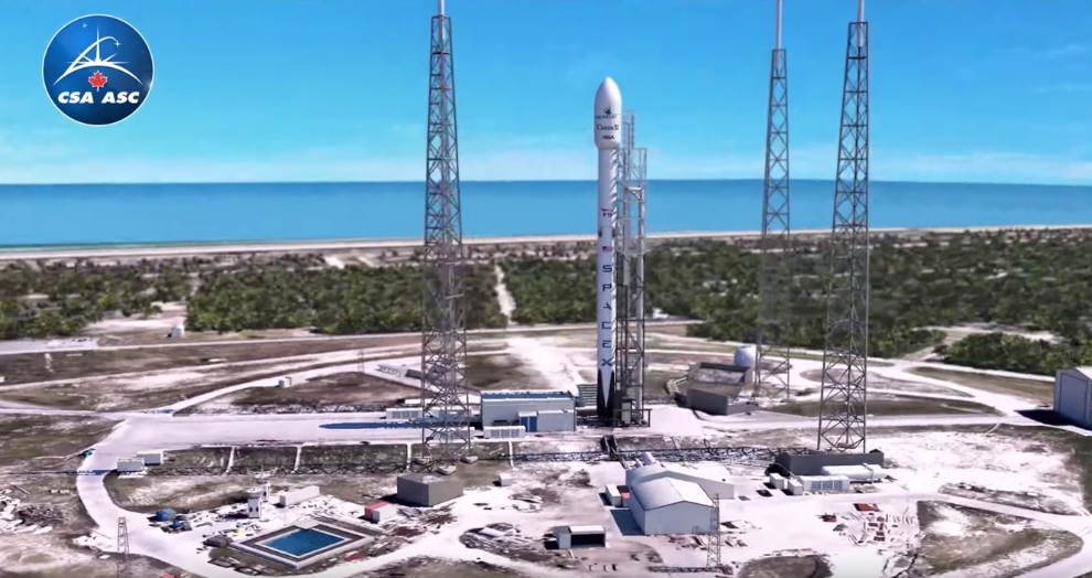 RADARSAT Constellation Mission Launch and Deployment Animation - SpaceQ