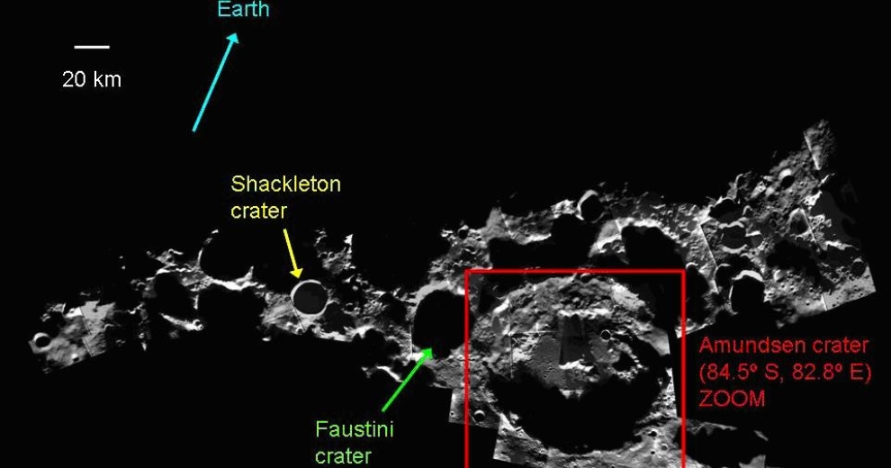 Mapping ice and volatiles at the Moon's South Pole - SpaceQ
