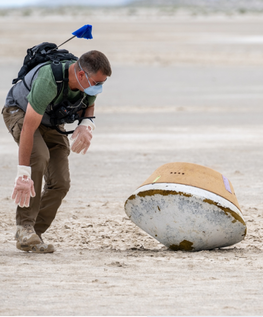 OSIRIS-REx Sample Cracked Open, Does Not Disappoint - SpaceQ