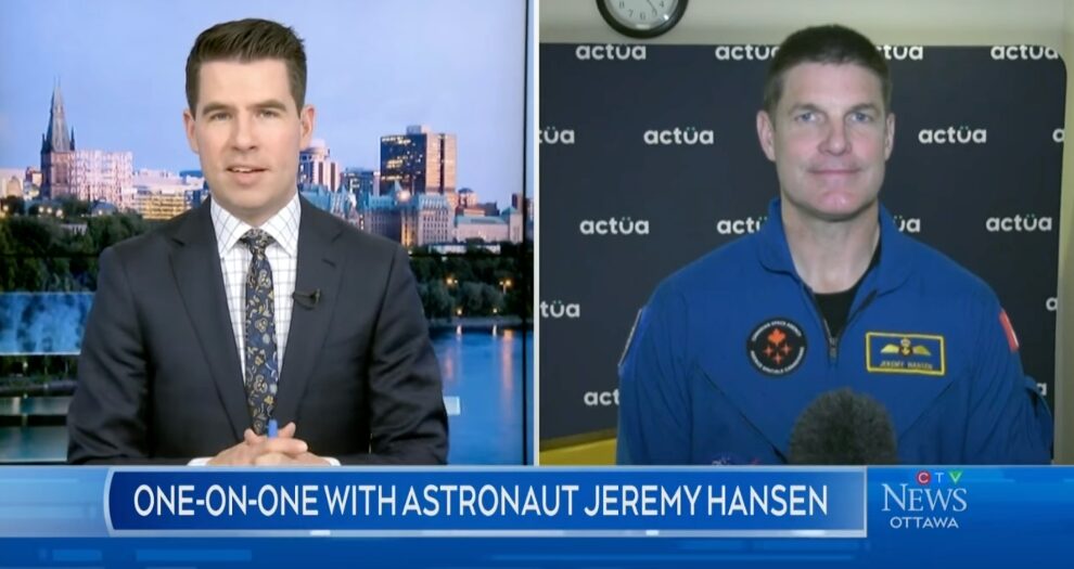 Jeremy Hansen: Look to Space to Solve Climate Change - SpaceQ